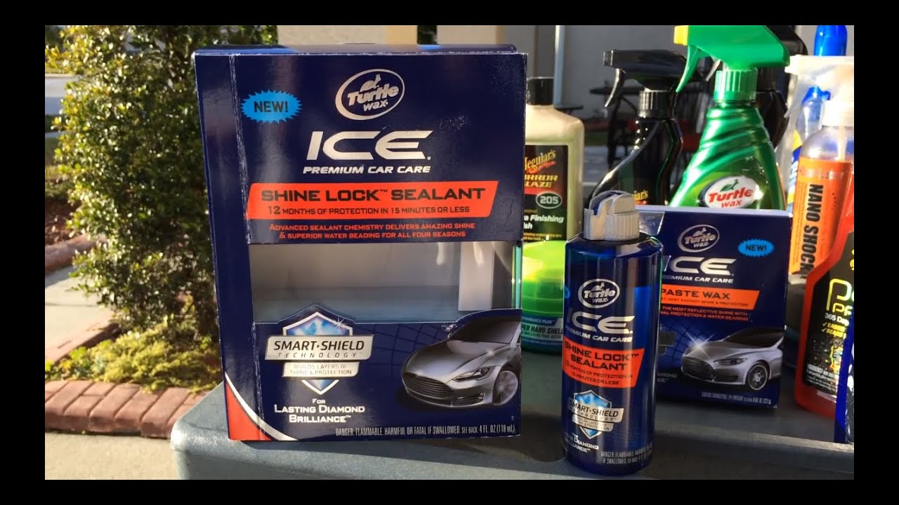 Turtle Wax ICE Shine Lock Sealant - Review - YouTube