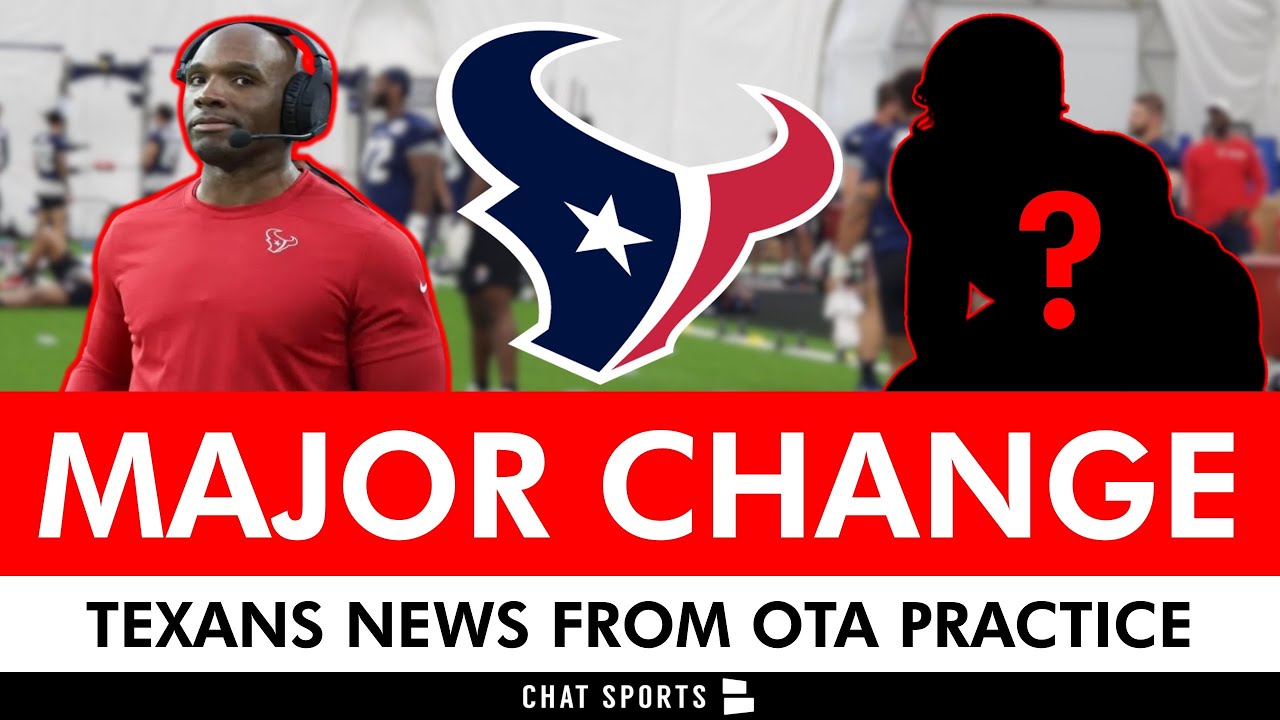 Texans Making MAJOR CHANGES To Starting Lineup Before 2025 NFL Season ...