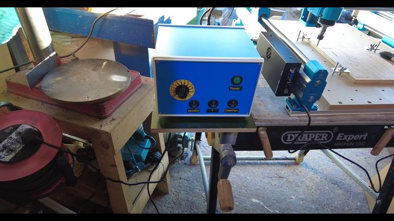 Sainsmart Genmitsu CNC 4040 Pro Upgrading the spindle using a control ...