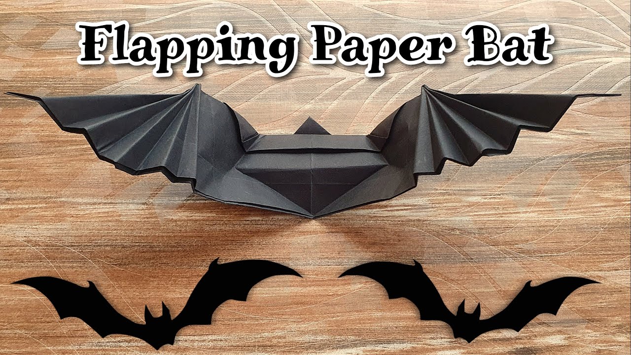 DIY Moving Paper Bat Tutorial: How to Make Stunning Moving Paper Bat at ...