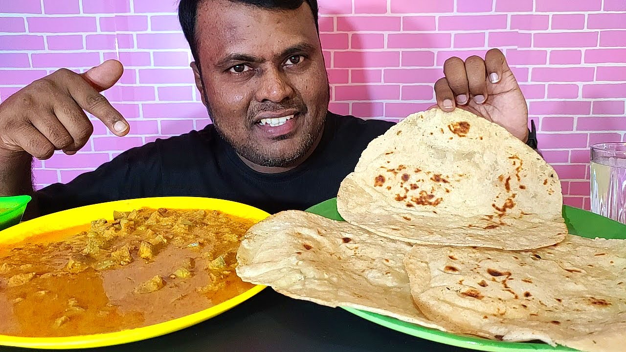 Asmr Eating Roti - YouTube