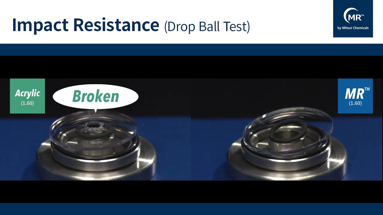 MR™ physical characteristics video －Impact Resistance (Drop Ball Test ...
