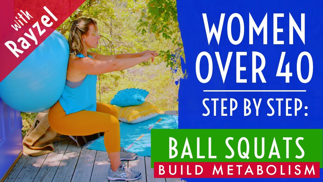 Tip for Good Form with Squats: the Stability Ball Squat (good for knee ...