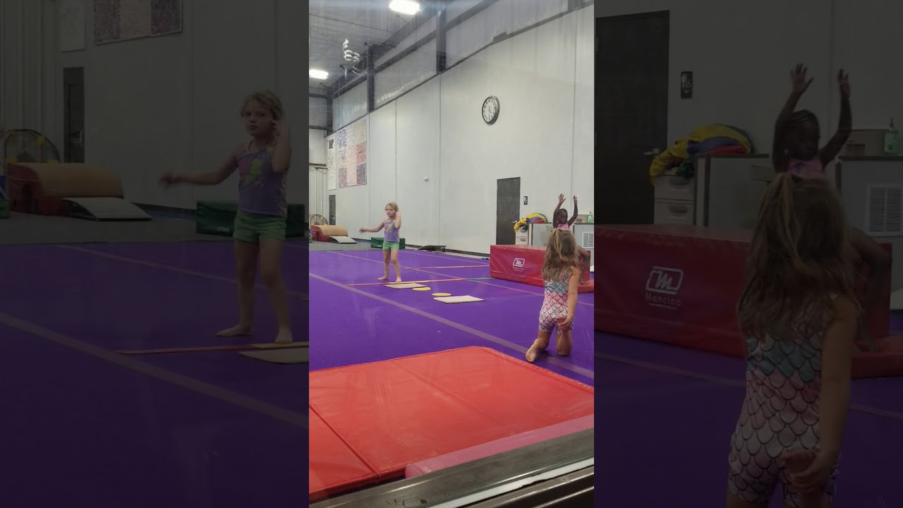 Kaylee at gymnastics practice!!! - YouTube