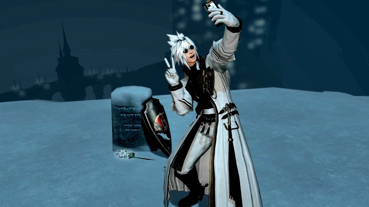 FINAL FANTASY XIV - Rage & Selfie Emote (Rage & Visage) Bearing Insult, Personal Perfection ...