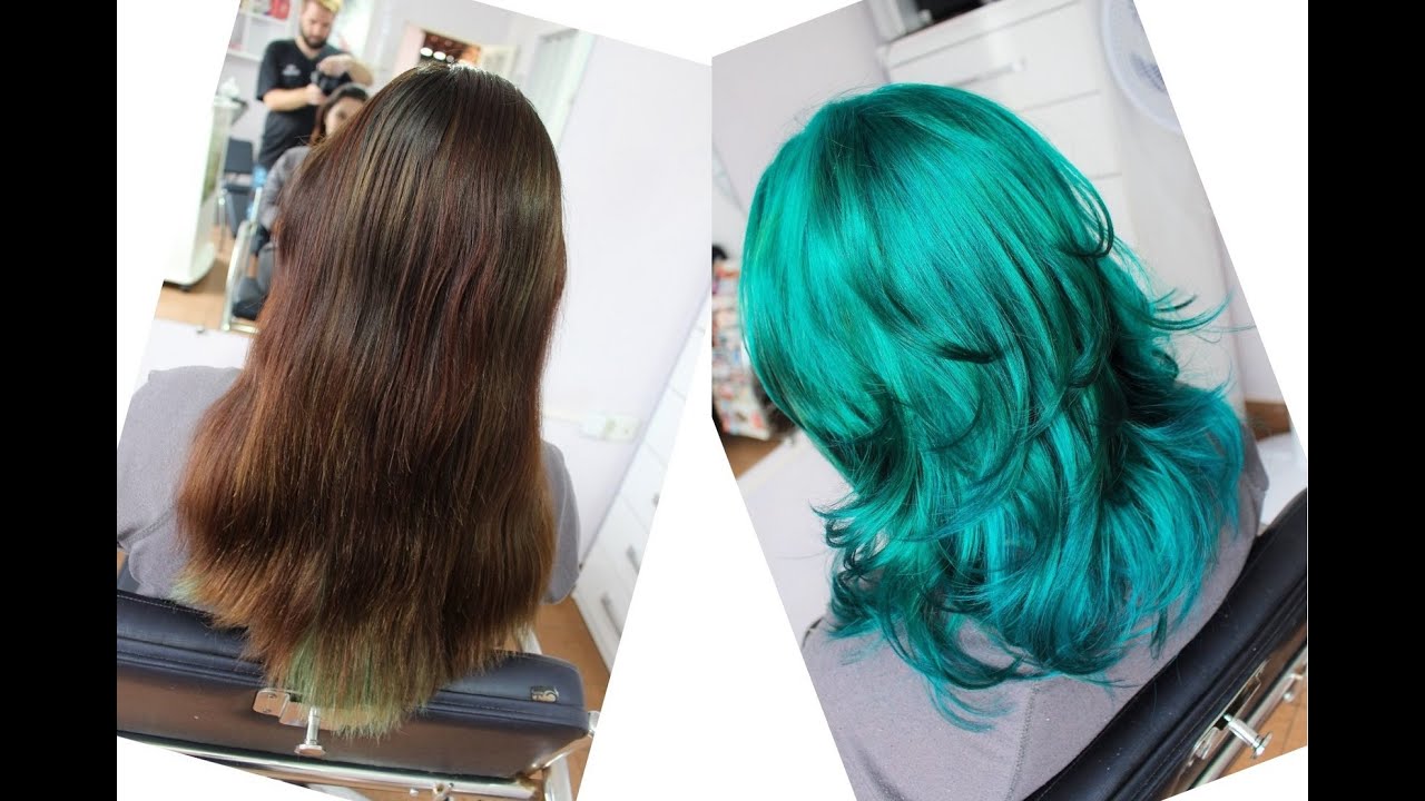 Cabelo Verde Turquesa passo a passo por Rafael Secolin - YouTube