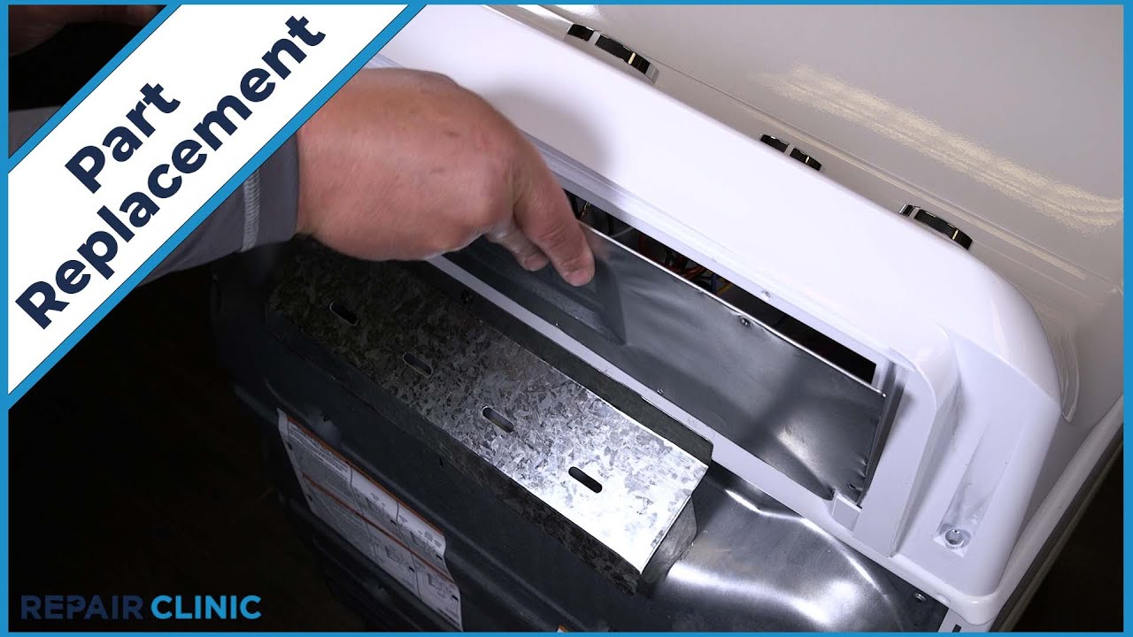 GE Dryer Backsplash Rear Panel Replacement WE20X24556 - YouTube