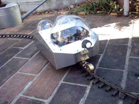 Running test of Gyro monorail in low and high speed - YouTube