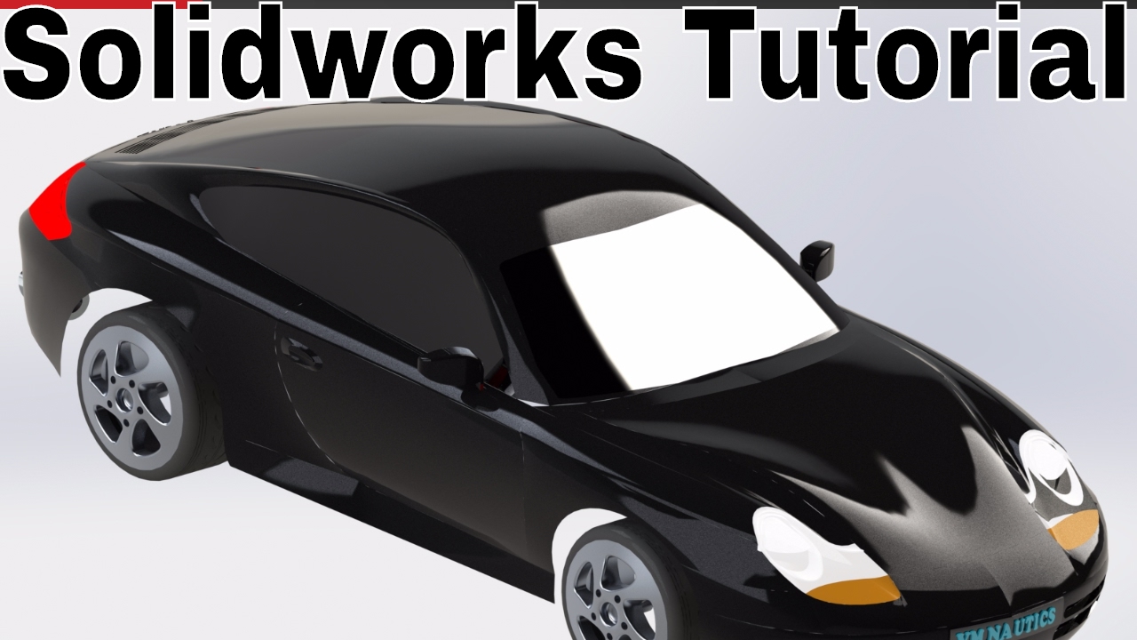 Solidworks Tutorial No. 5[Porsche 911 Carrera] - YouTube
