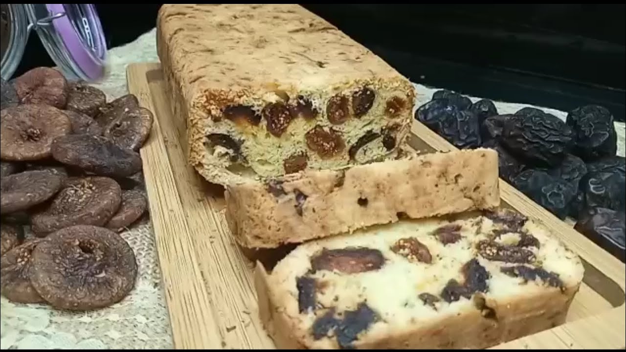 Date & fig tea cake || khajoor or anjeer ka cake || كعكة شاي التمر ...