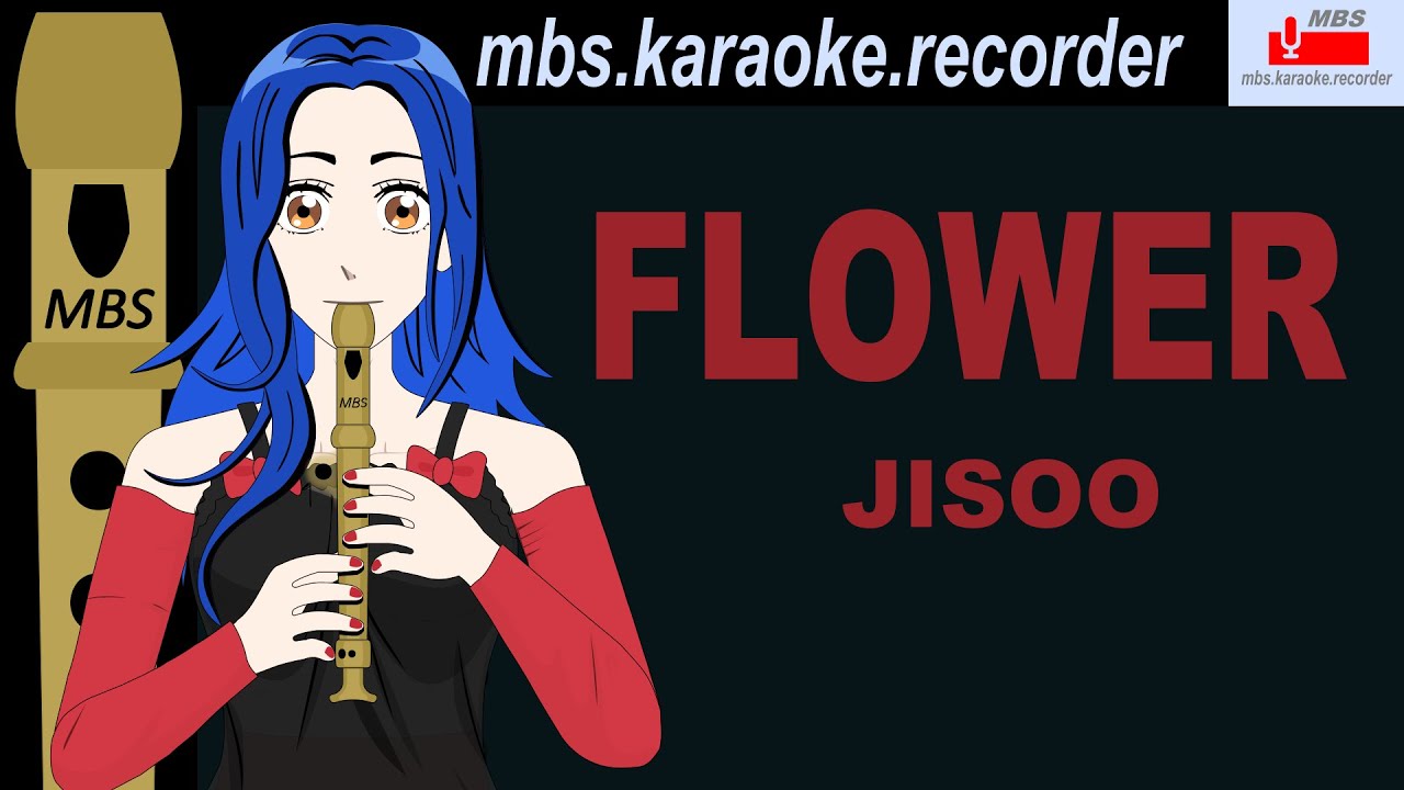 FLOWER JISOO Flute Recorder Tutorial / How To Play - YouTube
