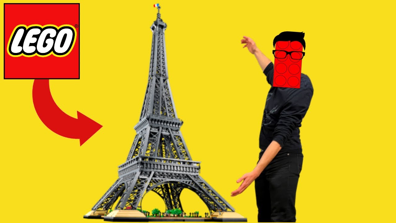 I built the tallest LEGO set ever: the Eiffel Tower! (Set 10307) - YouTube