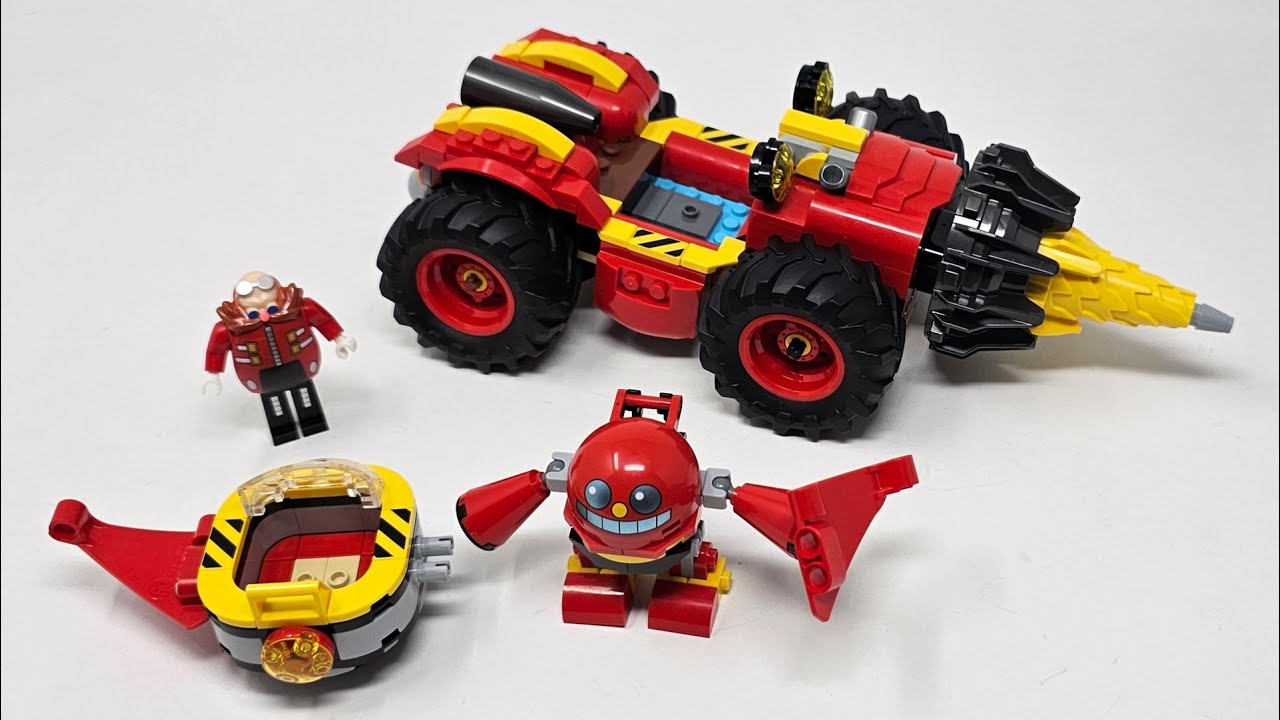 Dr Eggman Builds the Gun Wing Robot! LEGO Sonic 76999 - YouTube