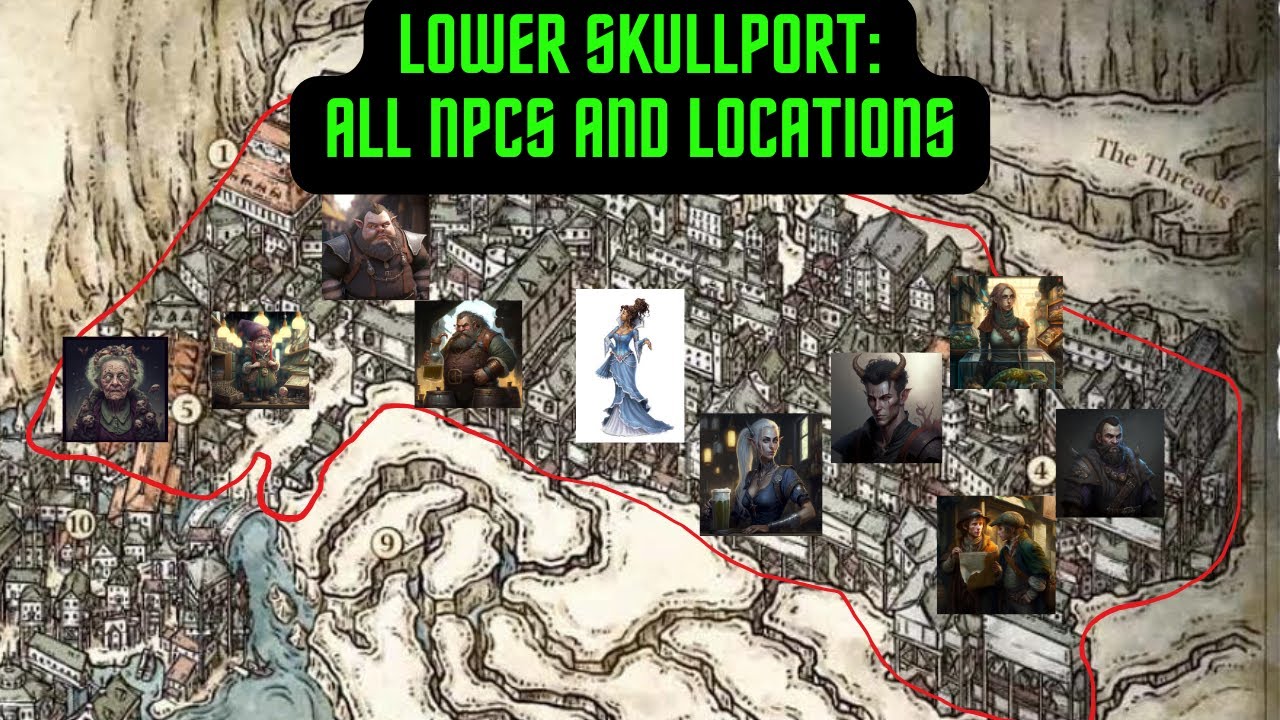 Lower Skullport: All NPCs and Locations #dmguide #subscribe #dnd5e ...