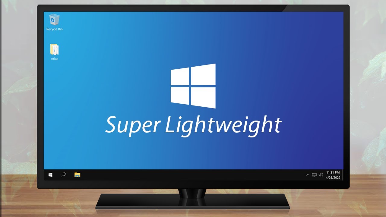 Super Lightweight Windows 10 - YouTube