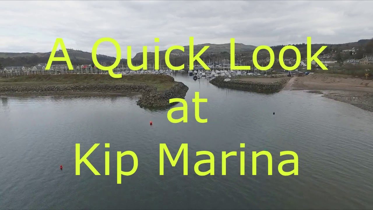 Drone Flight over Kip Marina, Inverkip, Scotland - YouTube