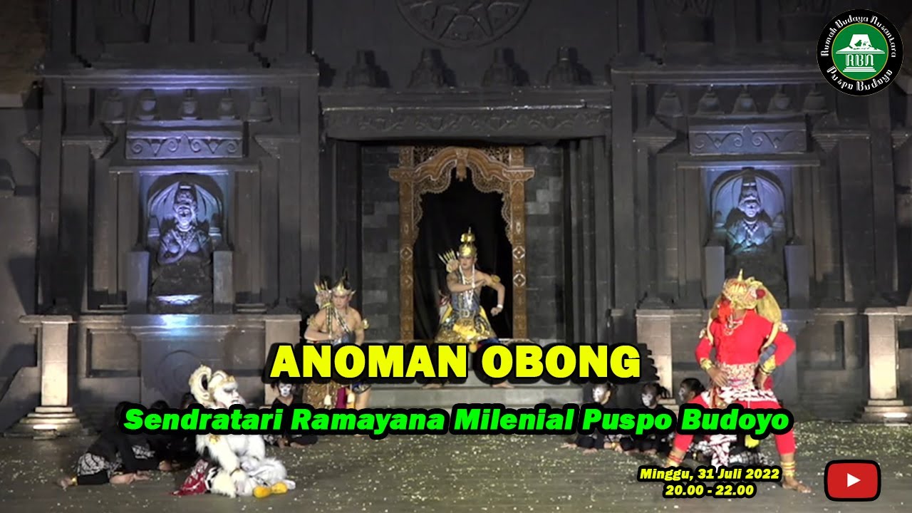 Indonesian Traditional Ballet - Sendratari Ramayana | ANOMAN OBONG ...