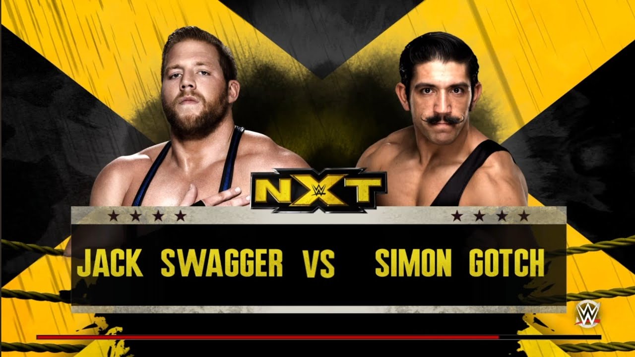 Jack Swagger vs Simon Gotch. NXT. WWE 2K16 - YouTube