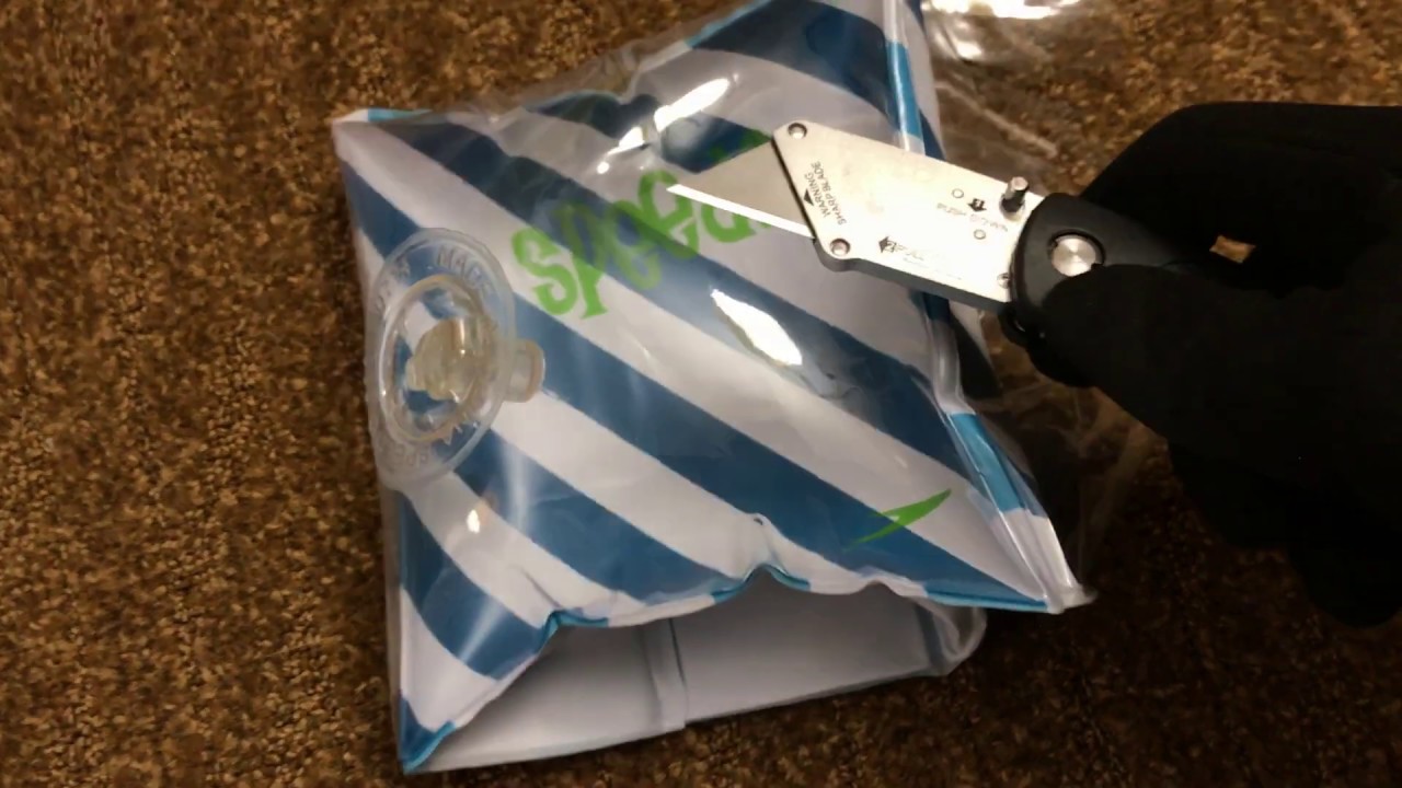 Inflatable popping adventure! [PART 4] Speedo water wings popping - YouTube