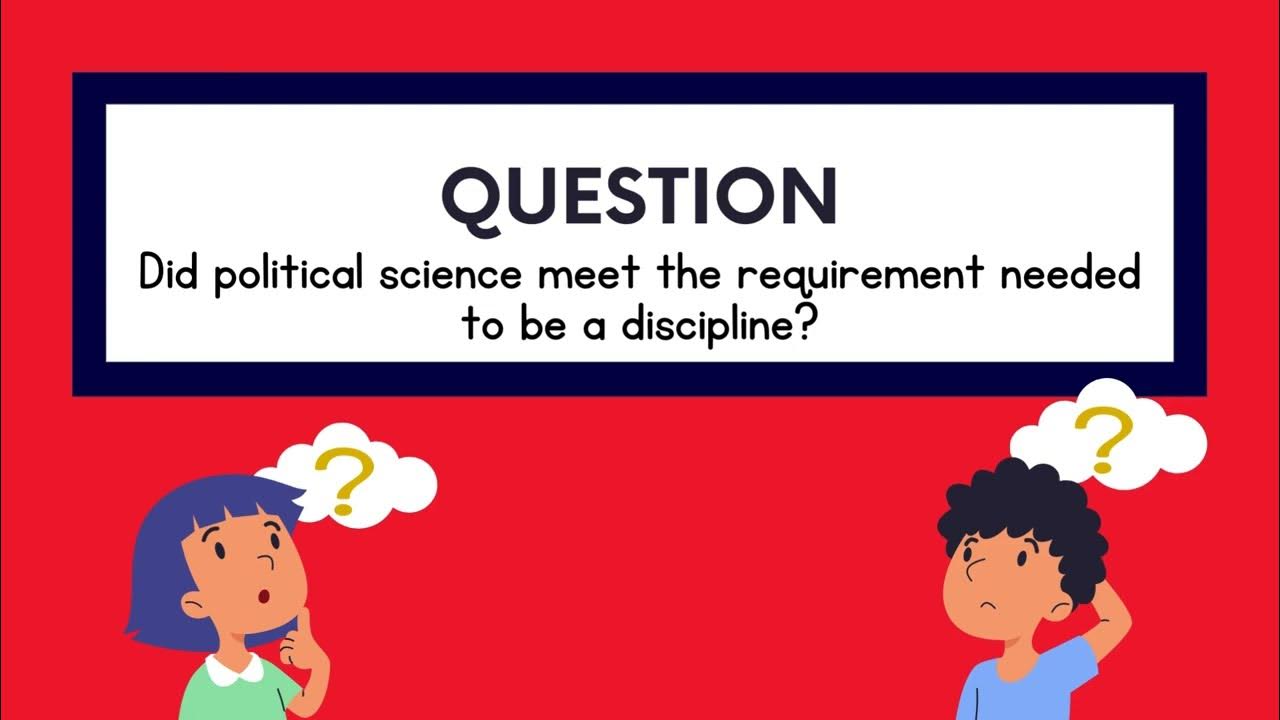 The discipline of political science as a social science - YouTube