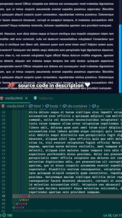 CSS Custom Scrollbar #shorts #html #css #programming #coding - YouTube