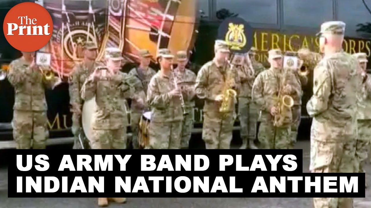 WATCH: US army band plays Indian national anthem during Yudh Abhyas ...