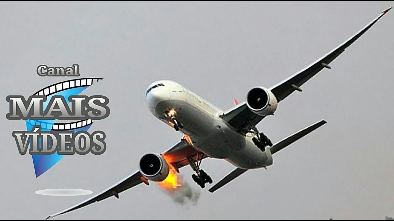 aviões caindo impactante cenas fortes - YouTube