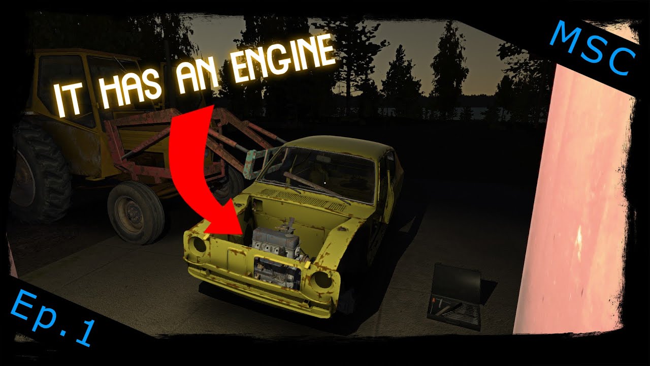 I try to build a car in My Summer Car - YouTube