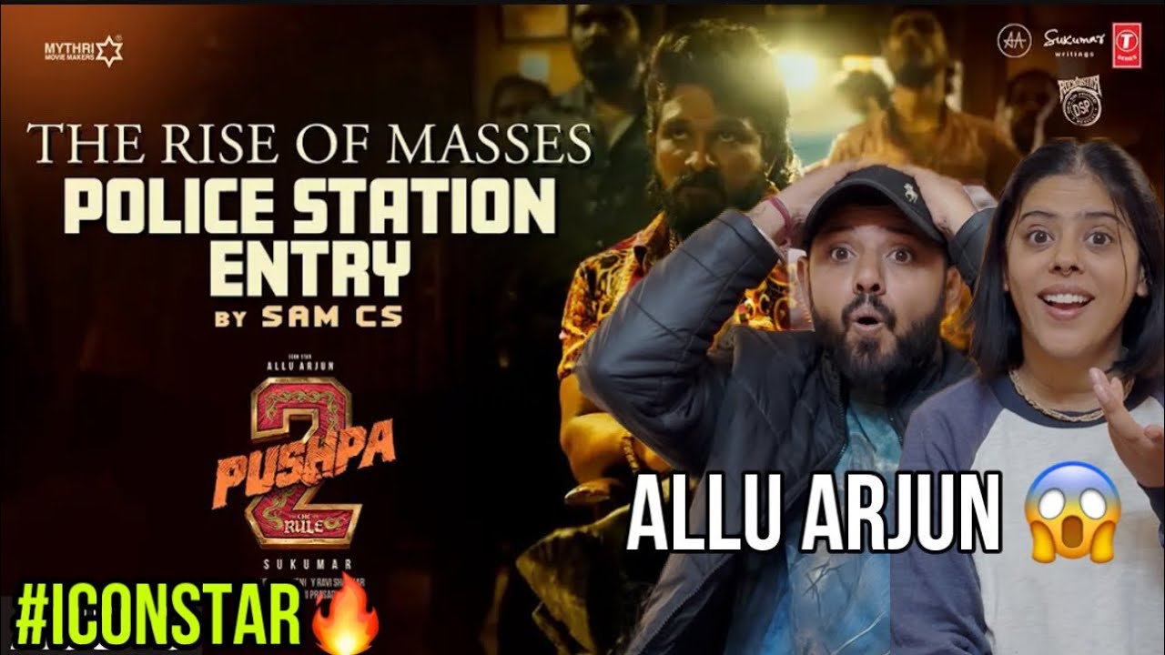 PUSHPA 2 THE RULE POLICE STATION SCENE REACTION | ALLU ARJUN | - YouTube