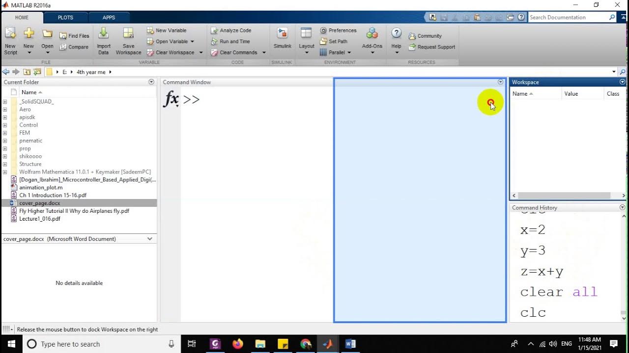 Introduction to MATLAB (#2 Command Window) شرح بالعربي - YouTube