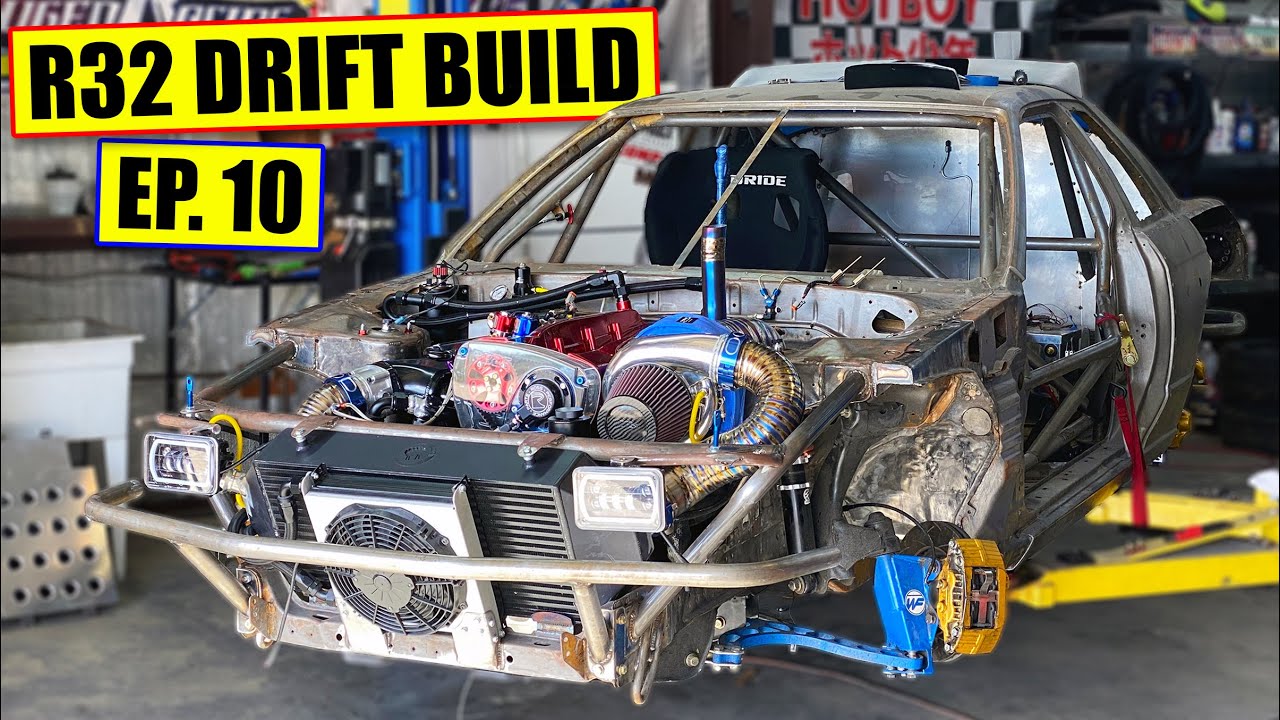 ULTIMATE NISSAN SKYLINE DRIFT BUILD EP 10 - YouTube
