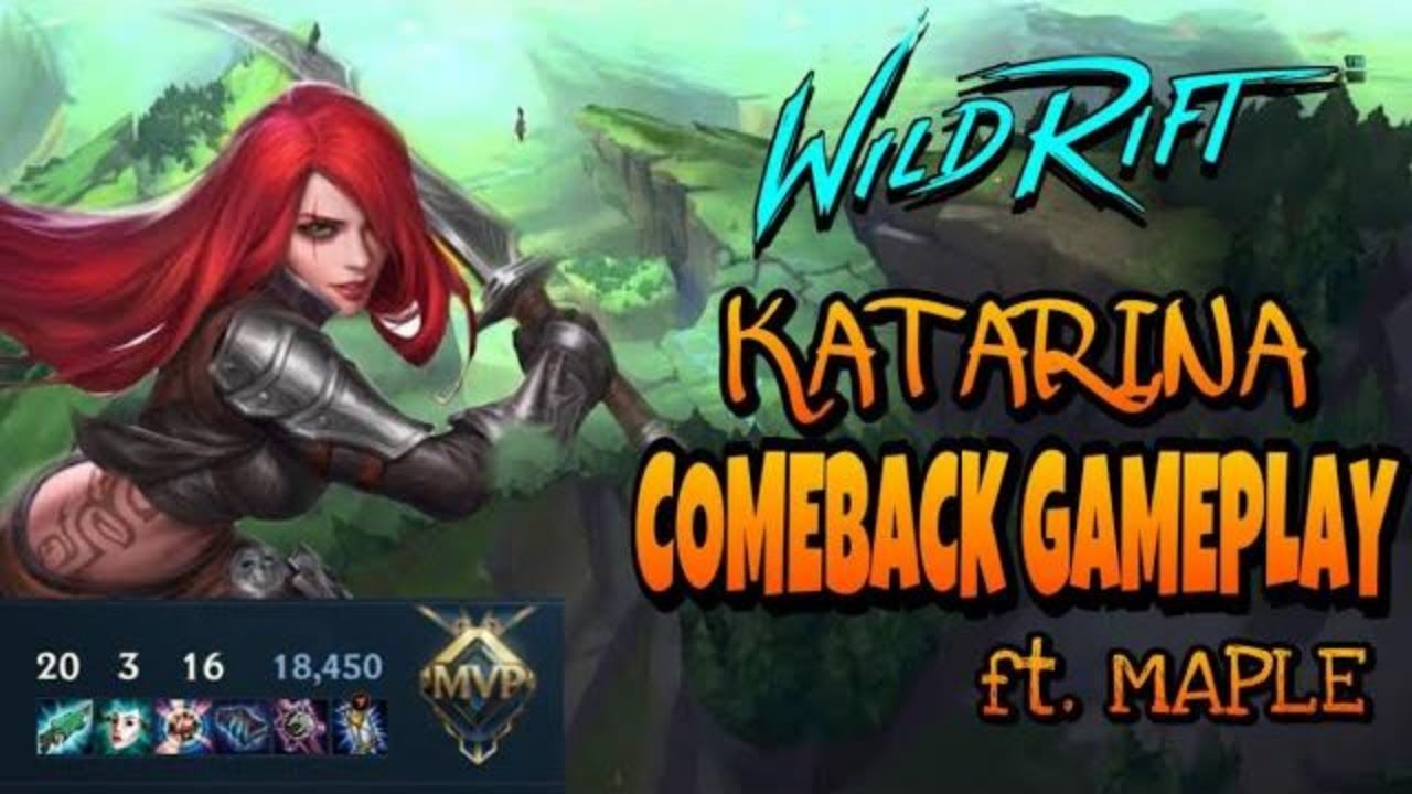 WILD RIFT NEW CHAMPION KATARINA BURST DAMAGE BUILD | KATARINA ...