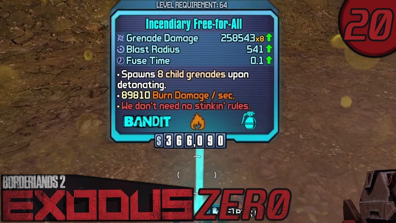 BL2: EXODUS | Zer0 Playthrough Highlights | 20 - YouTube