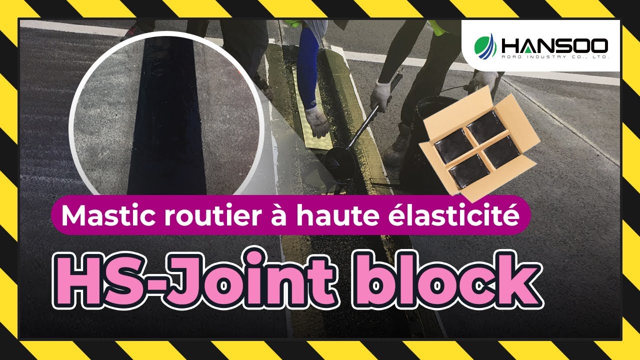 [FRA] Mastic routier à haute élasticité HS Joint Block - YouTube