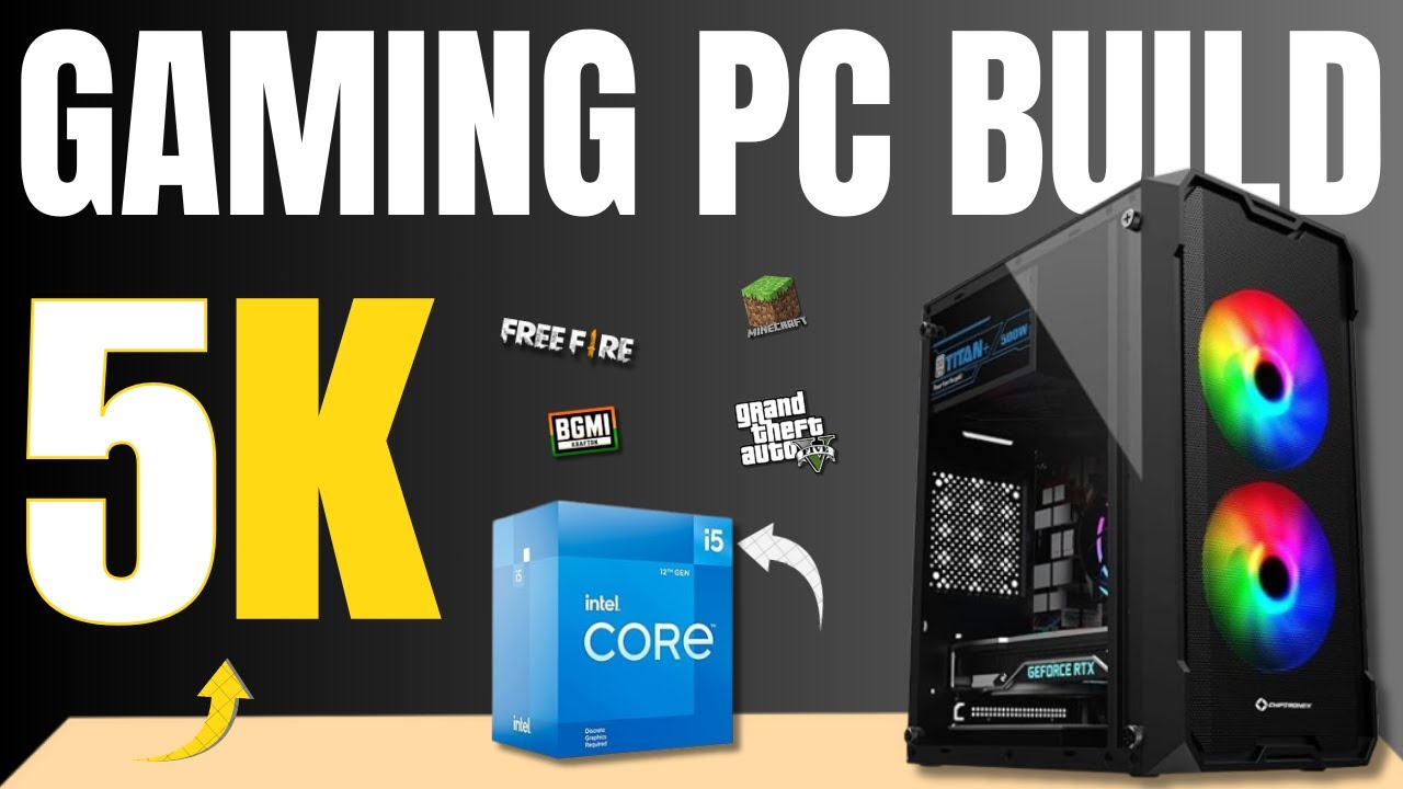 Best 5,000 I5 3470 Gaming And Editing Productive Pc Build. | i5 3rd gen ...
