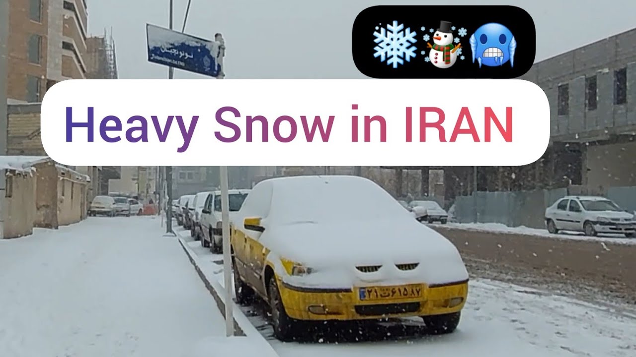Again snow and cold weather in Iran in 2023 in January 15th, which made ...