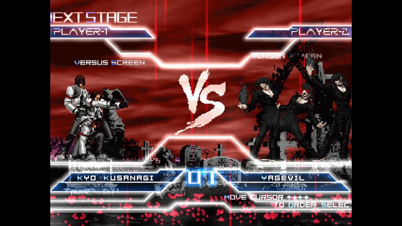 [KOF MUGEN DS] Kyo Kusanagi Vs Yagami-evil - YouTube