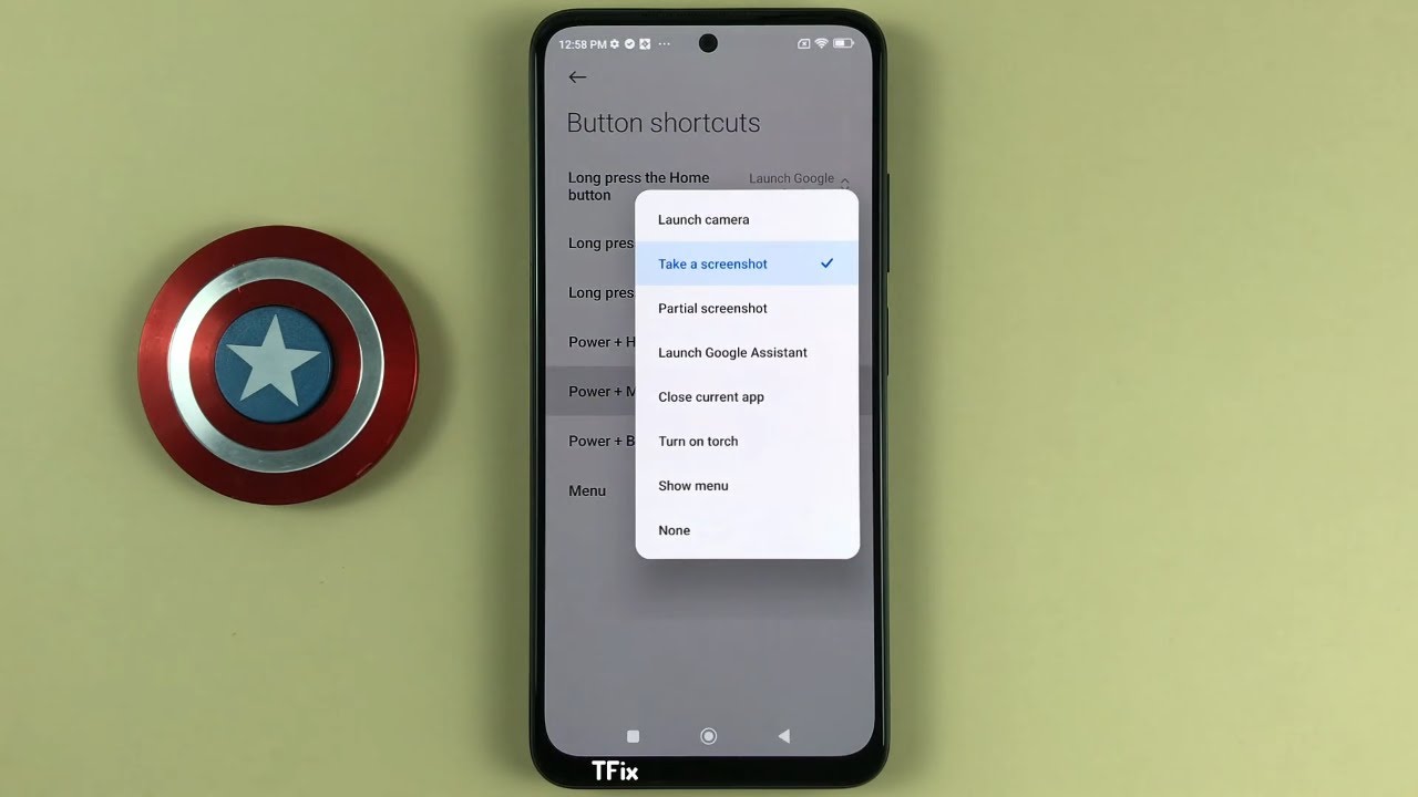 How to press the power button + Phone screen capture menu on Xiaomi ...