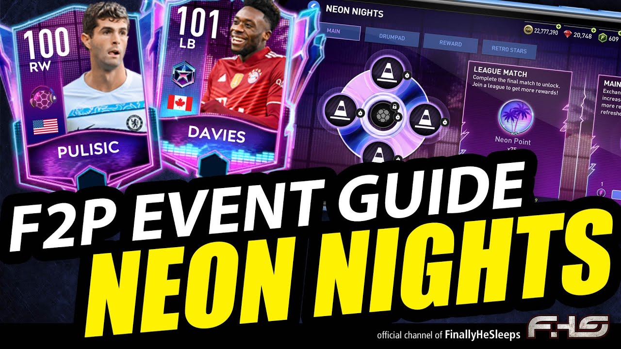 NEON NIGHTS (Retro Stars) Event Guide and F2P Breakdown - FC Mobile ...