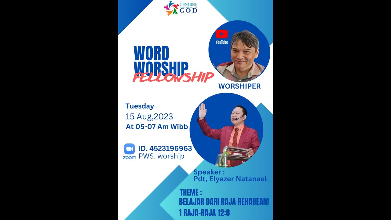 Genuine Worshipper Of God, Worshiper Hendra Halim, belajar dari Raja ...