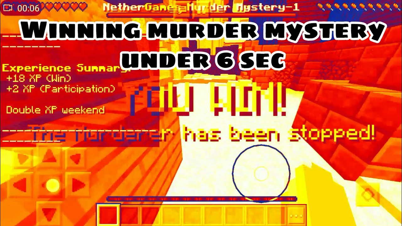 Winning murder mystery under 6 seconds. - Nethergames Murder Mystery ...