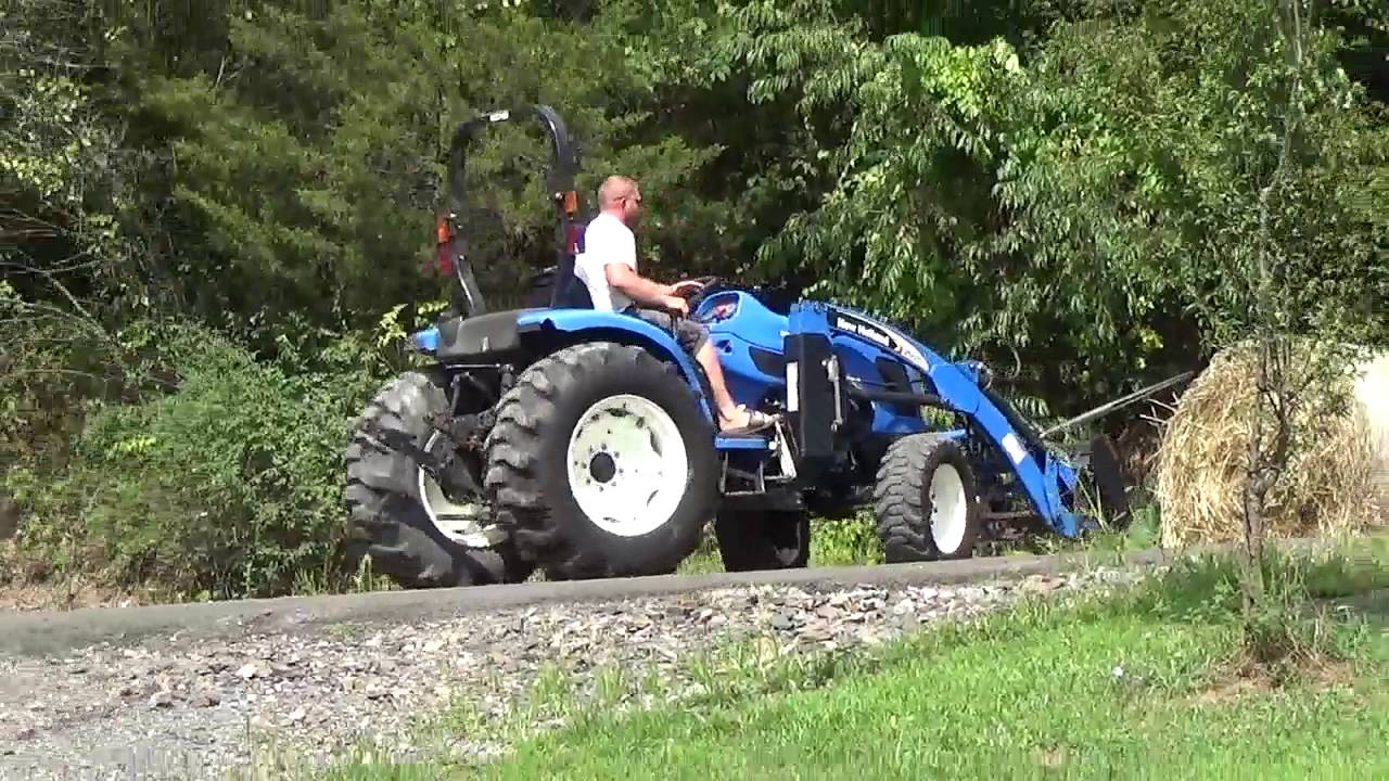 2004 NEW HOLLAND TC45DA 4X4 TRACTOR WITH LOADER - YouTube