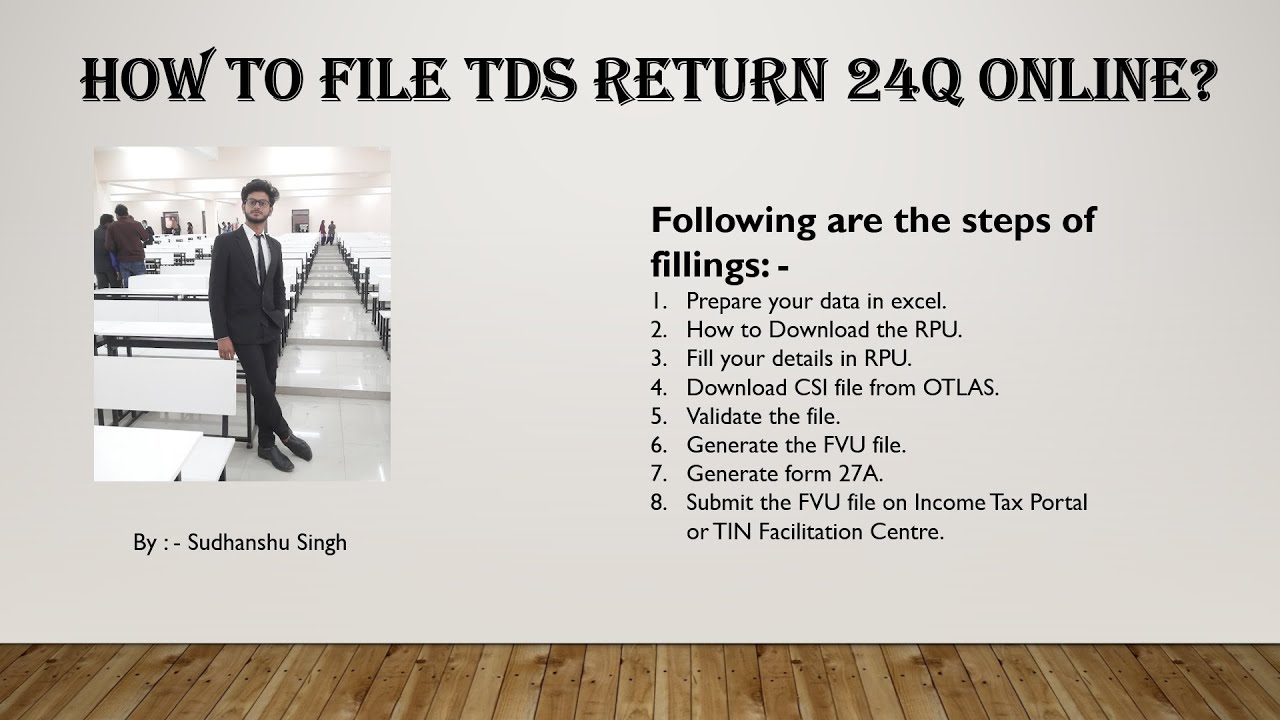 How To File TDS Return 24Q Online How To Download RPU II How To how-to-file-tds-return-24q-online-how-to-download-rpu-ii-how-to