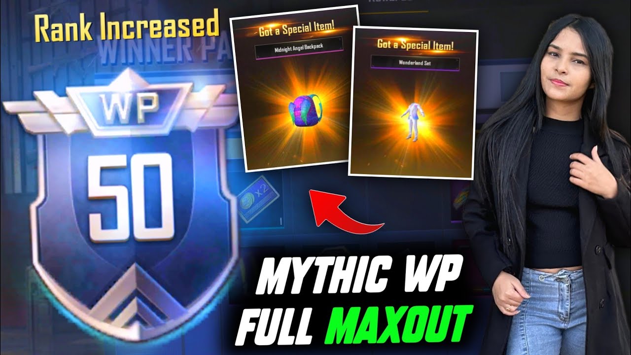NEW MYTHIC WP FULL MAXOUT 🤑🔥 NEW WP 50 LVL FULL MAXOUT IN PUBG MOBILE ...