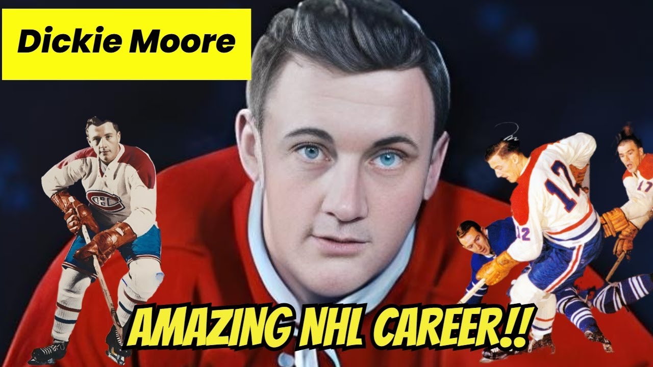 DICKIE MOORE'S AMAZING NHL HALL OF FAME CAREER HIGHLIGHTS - YouTube