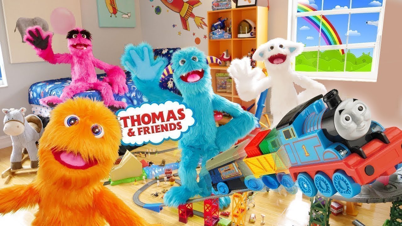 Thomas and Friends Toy Trains! 🚂 Fuzzy is the Train Conductor! 🛤️ - YouTube
