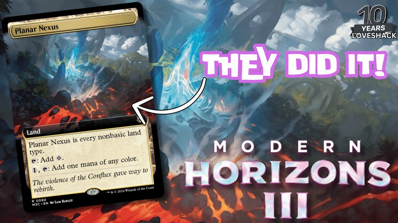 Planar Nexus DOES IT ALL!| Modern Horizons 3 Spoilers | Gates, Deserts ...