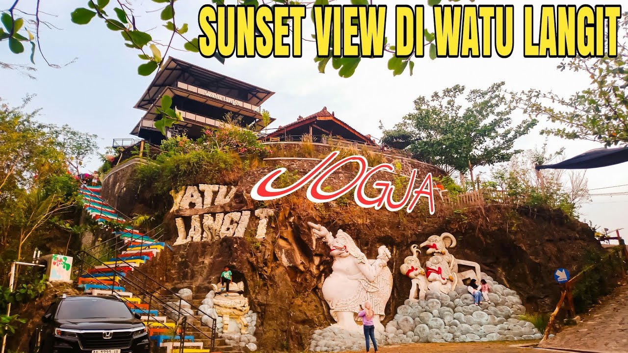 MENIKMATI SUNSET VIEW WATU LANGIT || prambanan sleman yogyakarta - YouTube