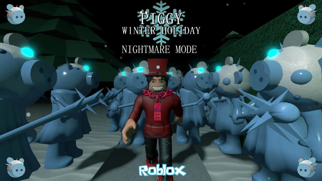 Winter Holiday.... But Nightmare Mode?? [Roblox, Piggy-100-Players ...