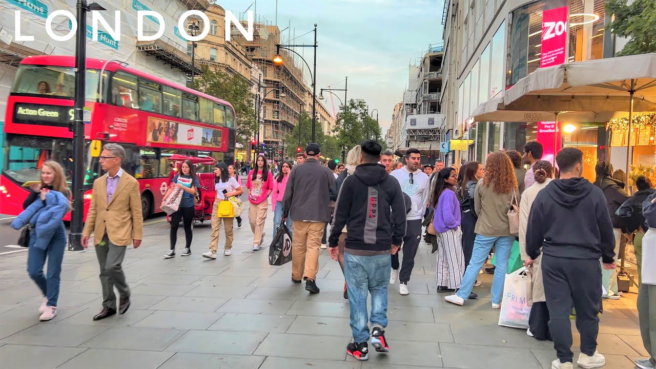London City Walk, Walking the Bustling Streets of Central London - YouTube